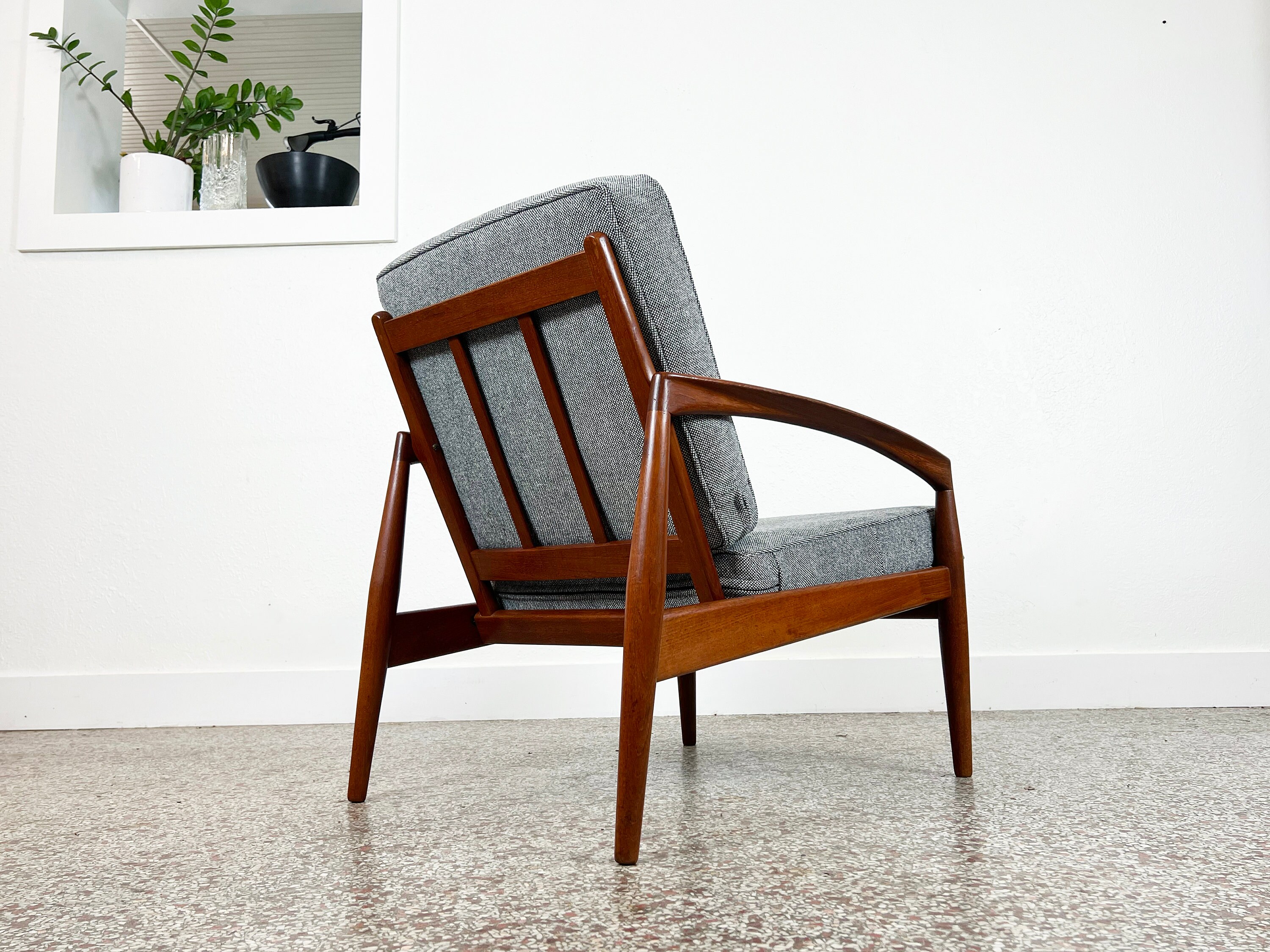 Kai Kristiansen 'paper Knife' Lounge Chair in Teak for Magnus Olesen - Etsy