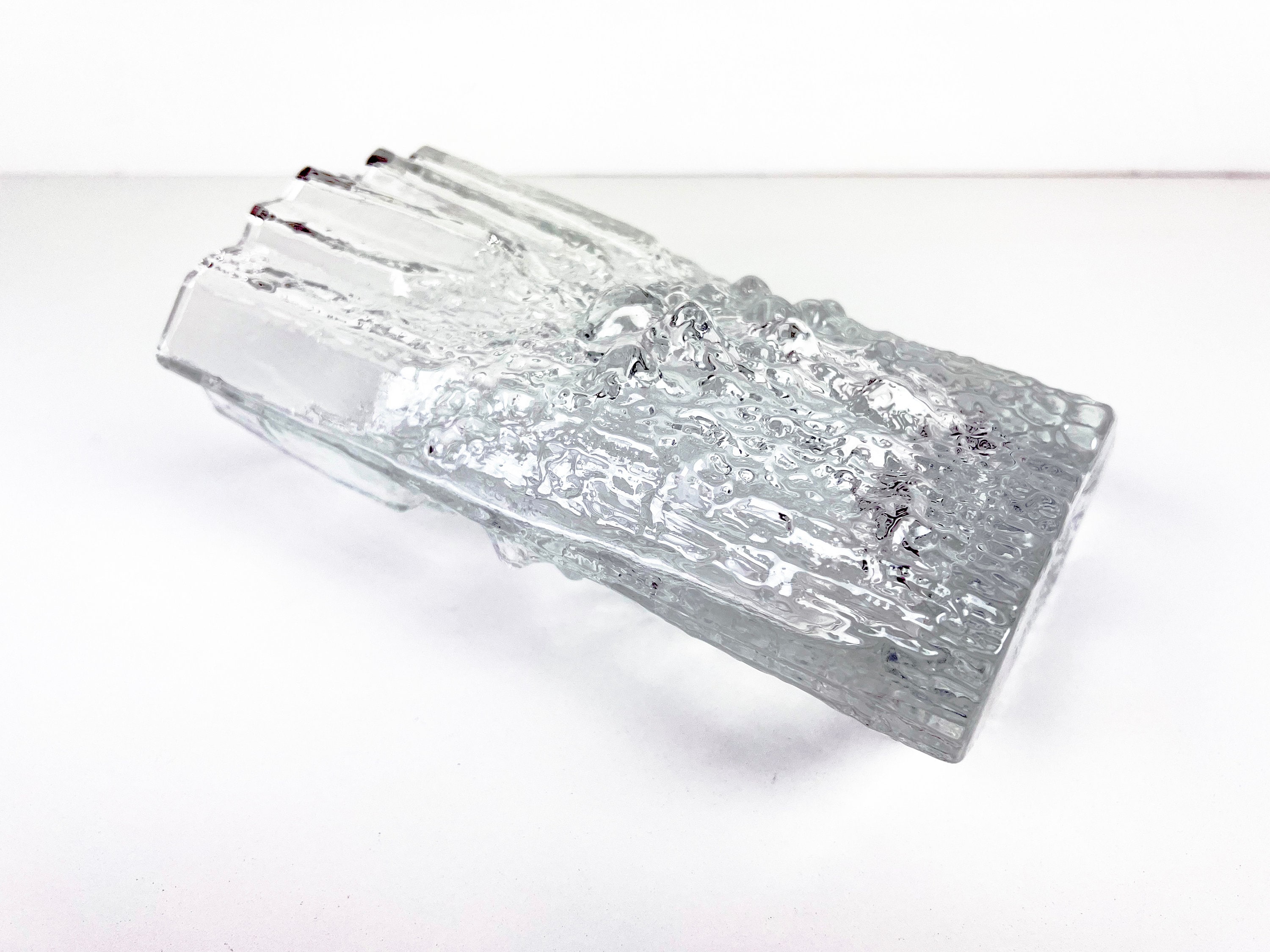 Vintage "pinus" Glass Vase by Tapio Wirkalla for Iitalla - Etsy