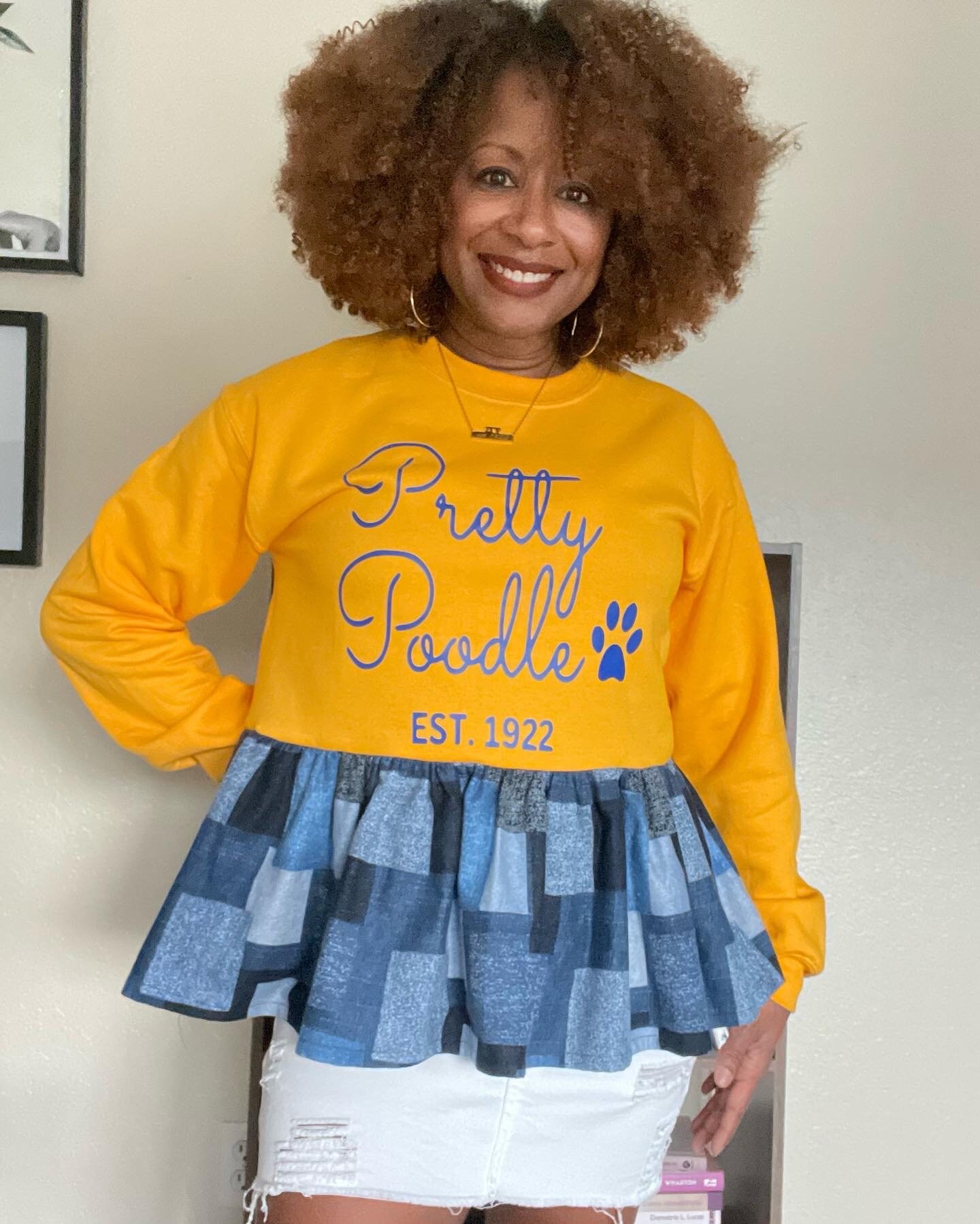 Sorority Pretty Poodle 1922 Ruffle Sweatshirt - Etsy