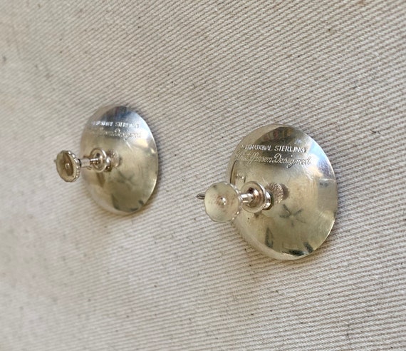Rare Midcentury Modern Vintage Designer Silver Earrin… - Gem