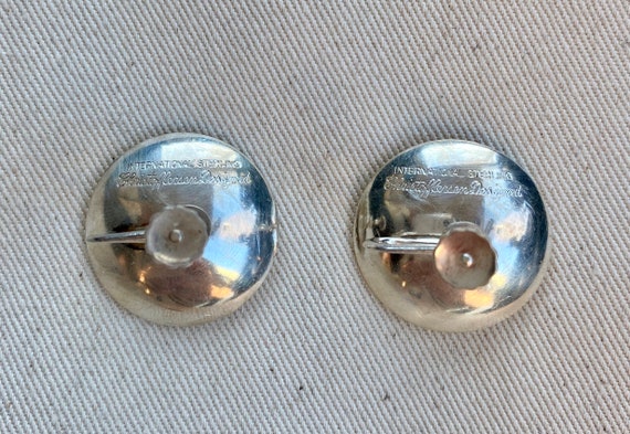 Rare Midcentury Modern Vintage Designer Silver Earrin… - Gem