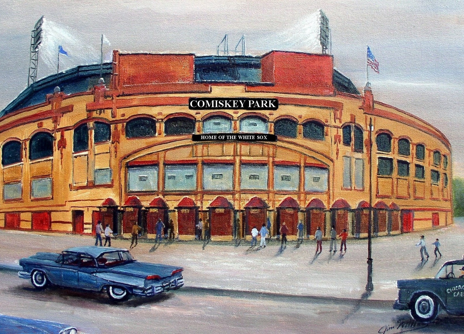 Old Comiskey Park, Baseball History, 20th Century Stadium - Etsy