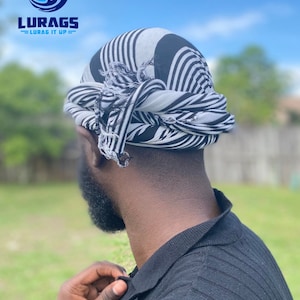 Blk/white Turban - Etsy