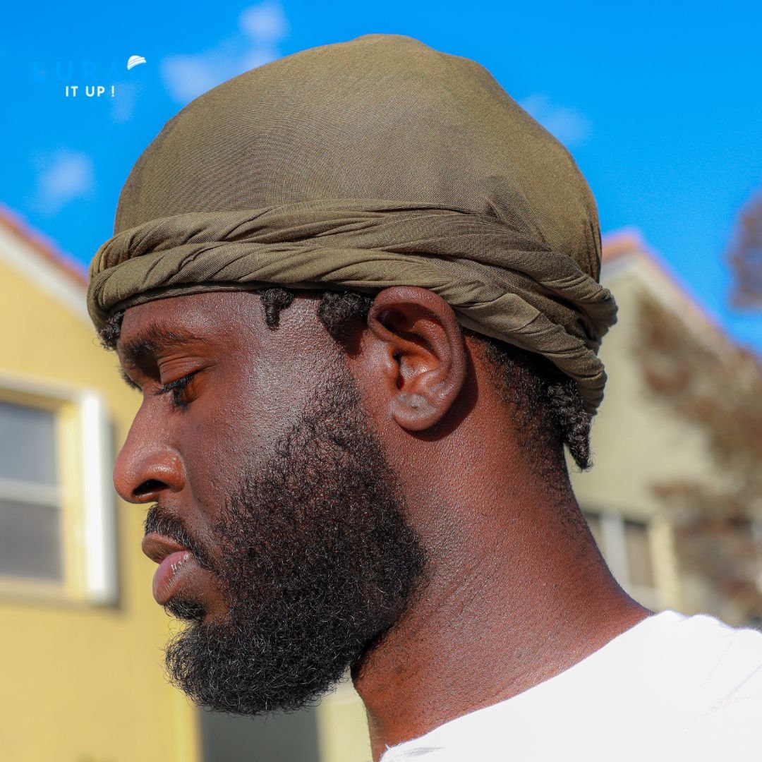 Olive Pre-tied Male Turban Regular Price - Etsy