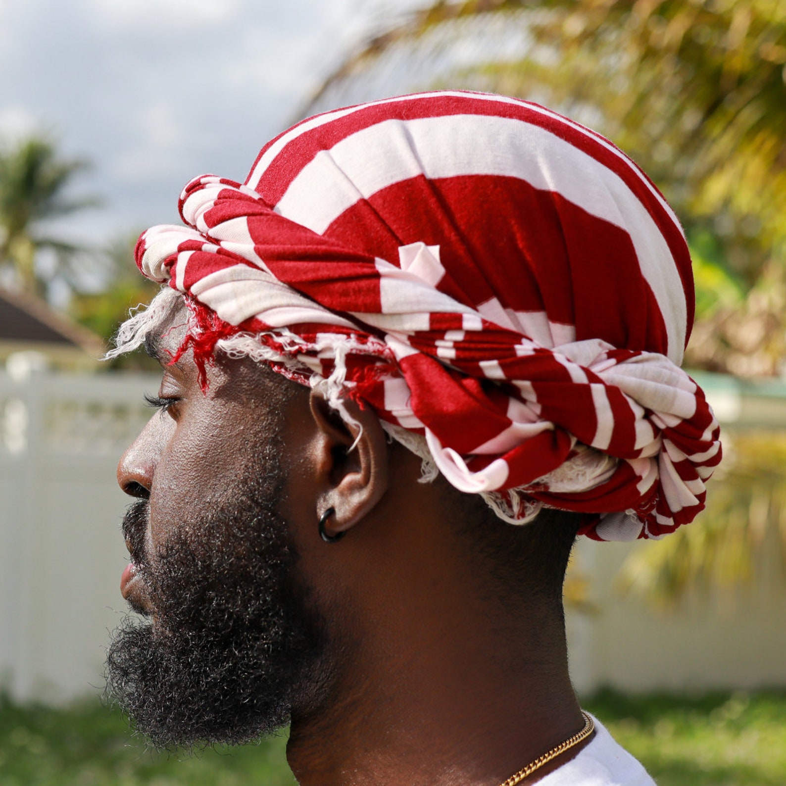 Red/white Male Turban | Etsy