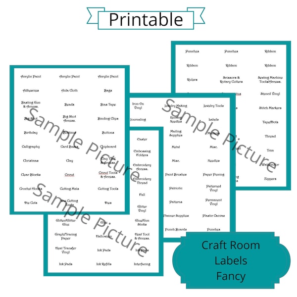 Craft Room Organizer - Etsy