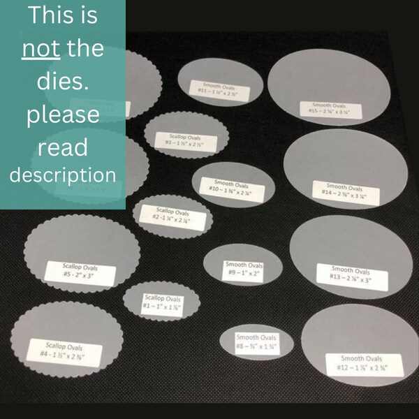 Oval Die Cut - Etsy