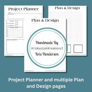 Download Card Project Planning and Design Book Blank - Etsy