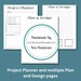 Download Card Project Planning and Design Book Blank - Etsy