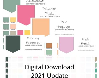 Stampin up Color Chart - Etsy