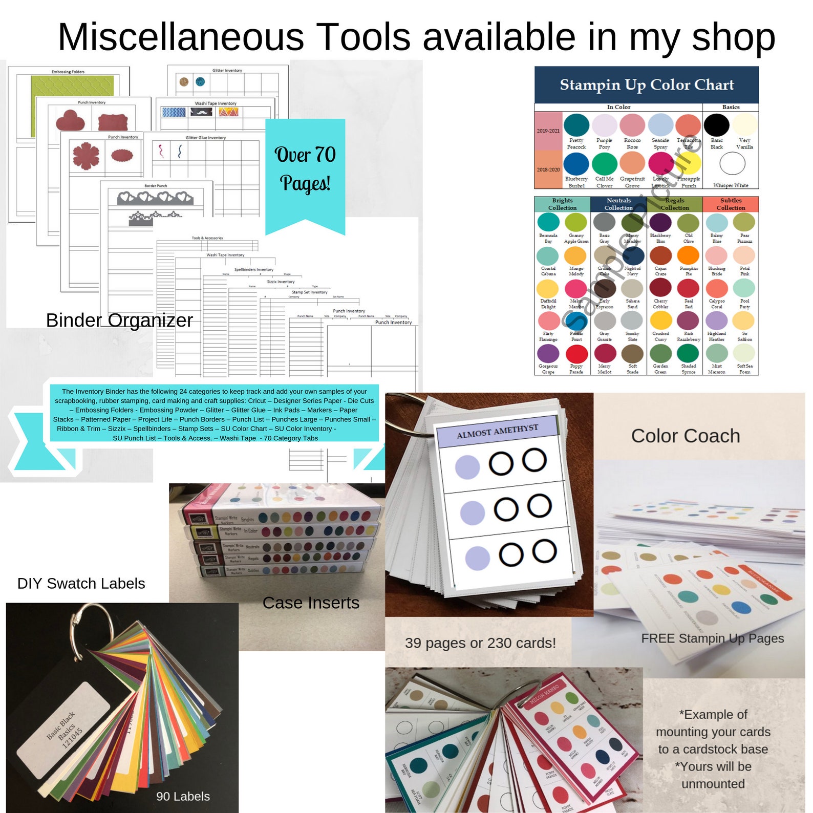 Download 44 Page Stampin up Paper Cardstock Color Inspiration - Etsy