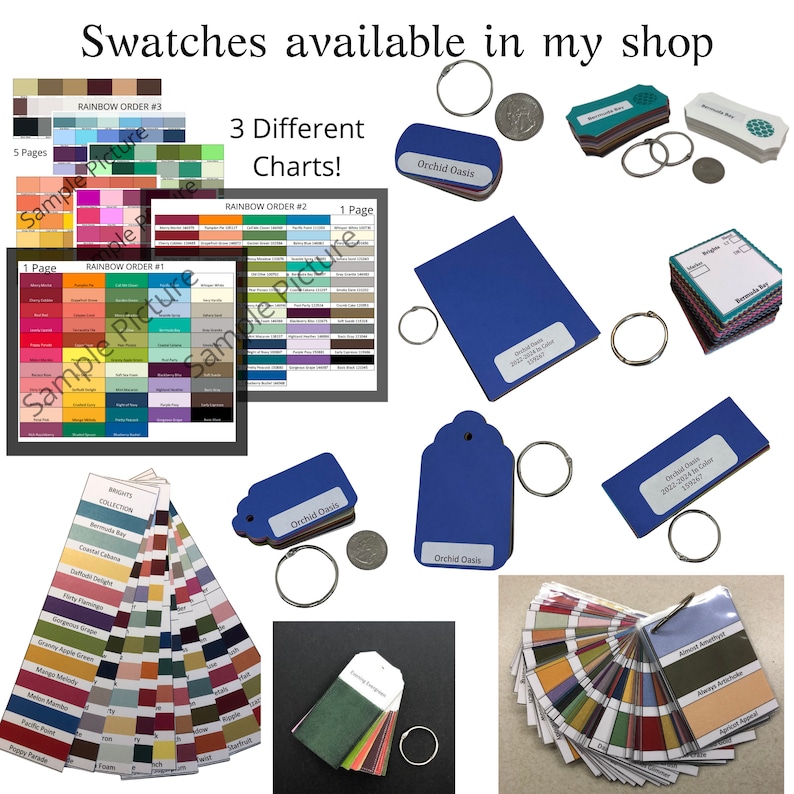 Download Stampin up Paper Cardstock Tool Color Chart Master - Etsy