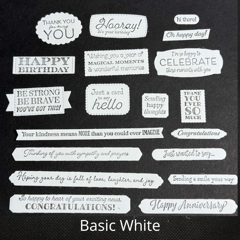 Custom Message Cardstock - Etsy