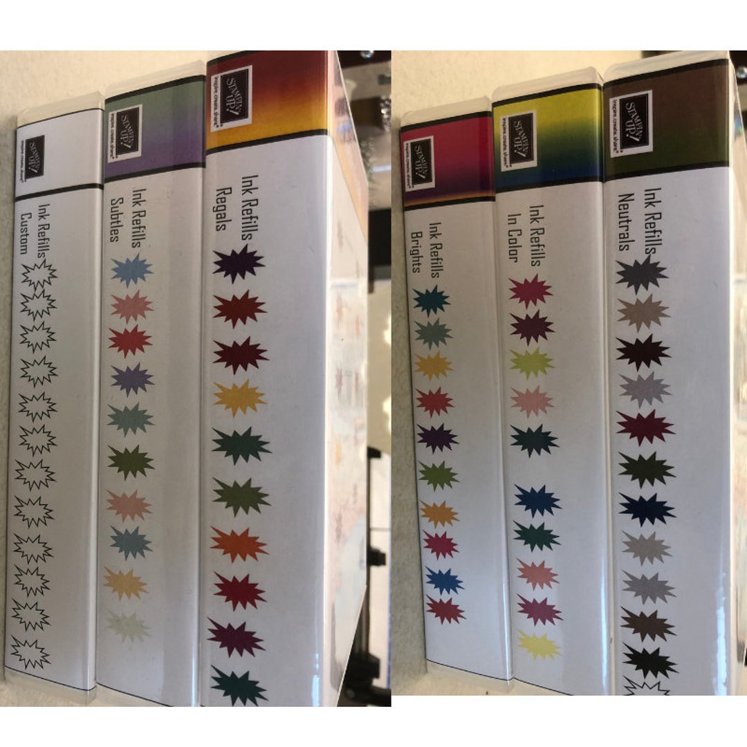 Download 6 Page Stampin up Tool Paper Cardstock Organizer Case Insert ...