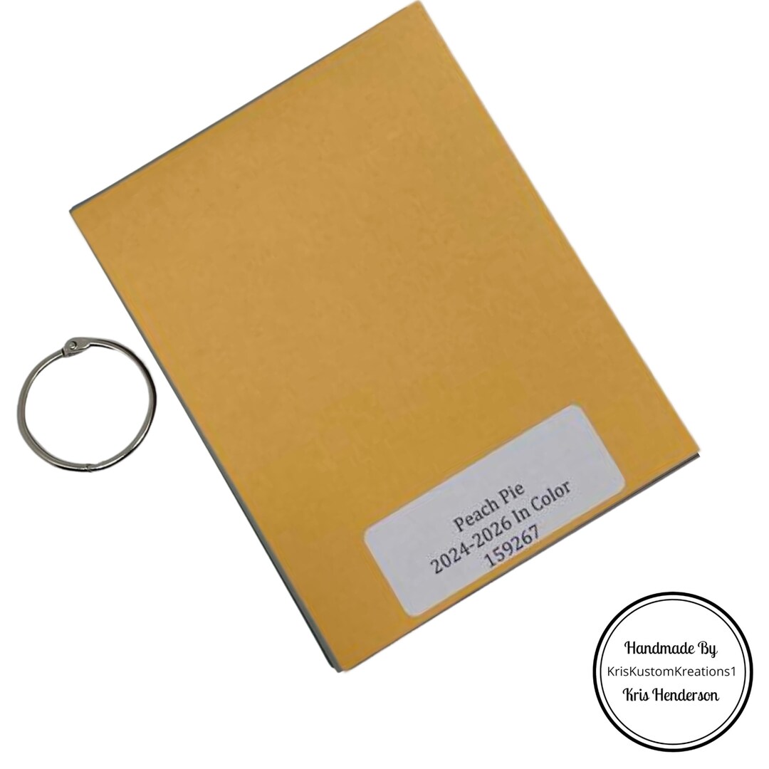 54 Genuine Extra Large Stampin up Paper Cardstock Sample Swatch Book ...