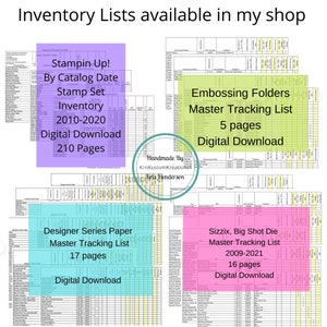 Download Stampin up Paper Cardstock Tool Color Chart Master Sheet ...