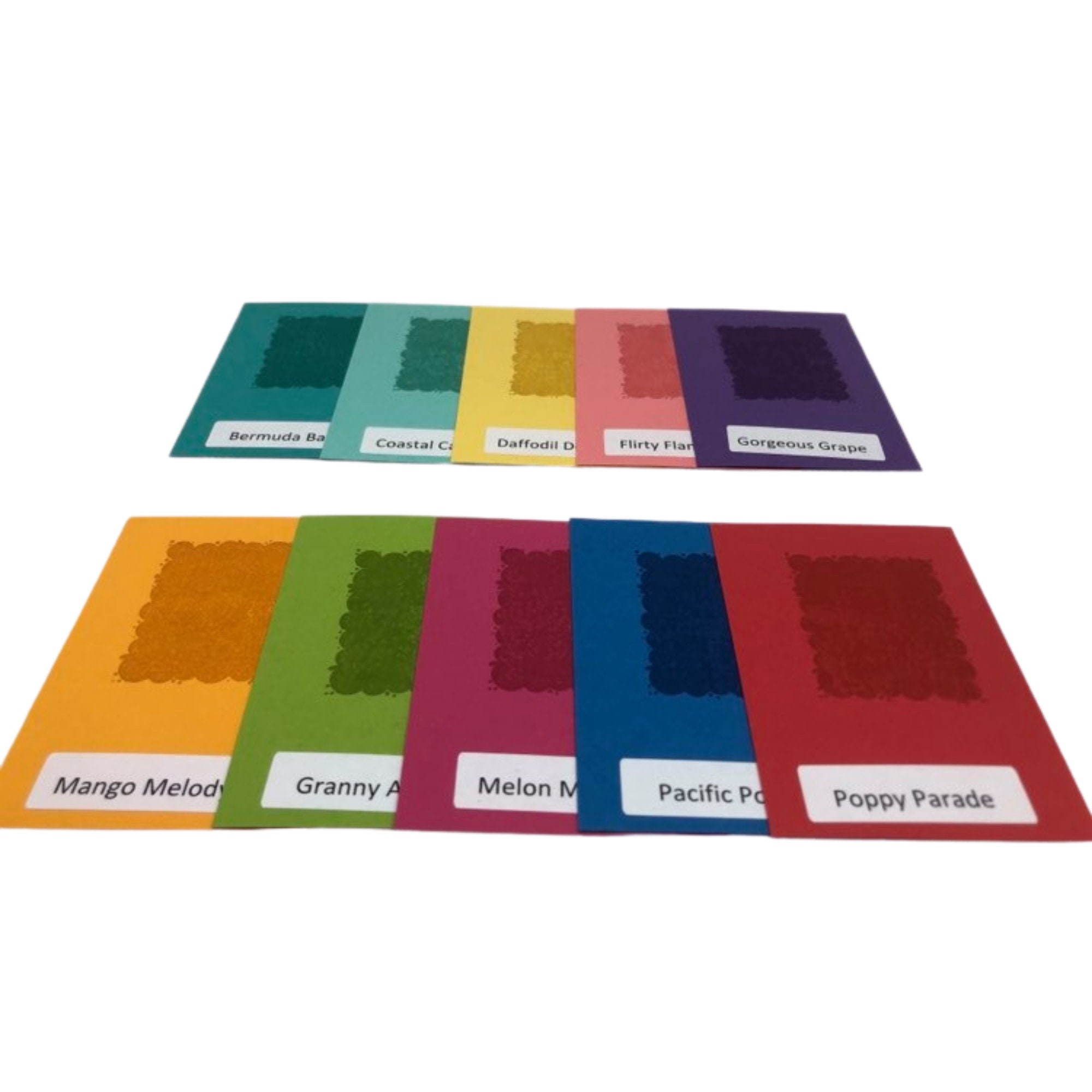 Stampin up Tool Paper Cardstock Labeled Rectangle Color Coach | Etsy