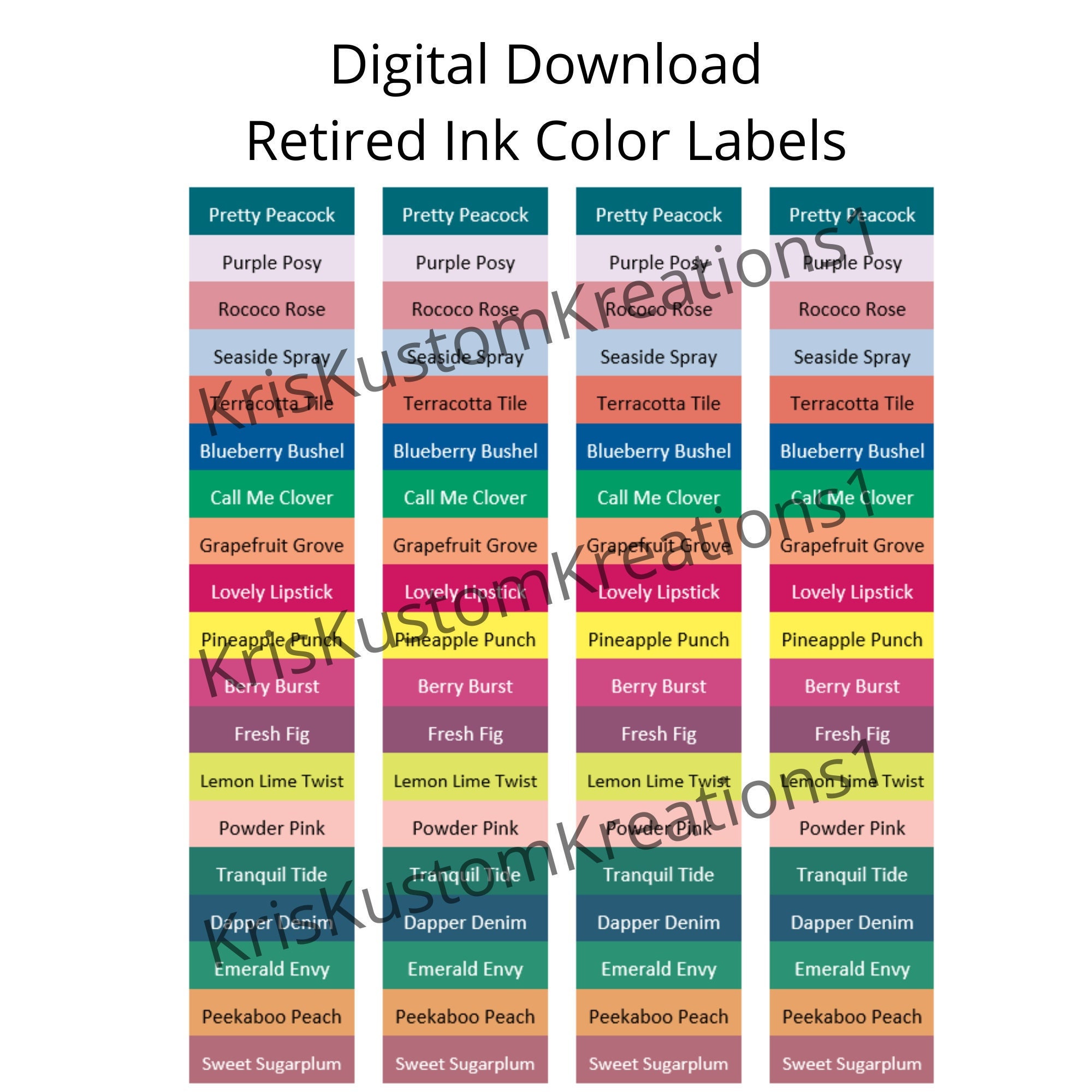 Download 80 Stampin up Retired Ink, Paper, Cardstock, DSP Label ...