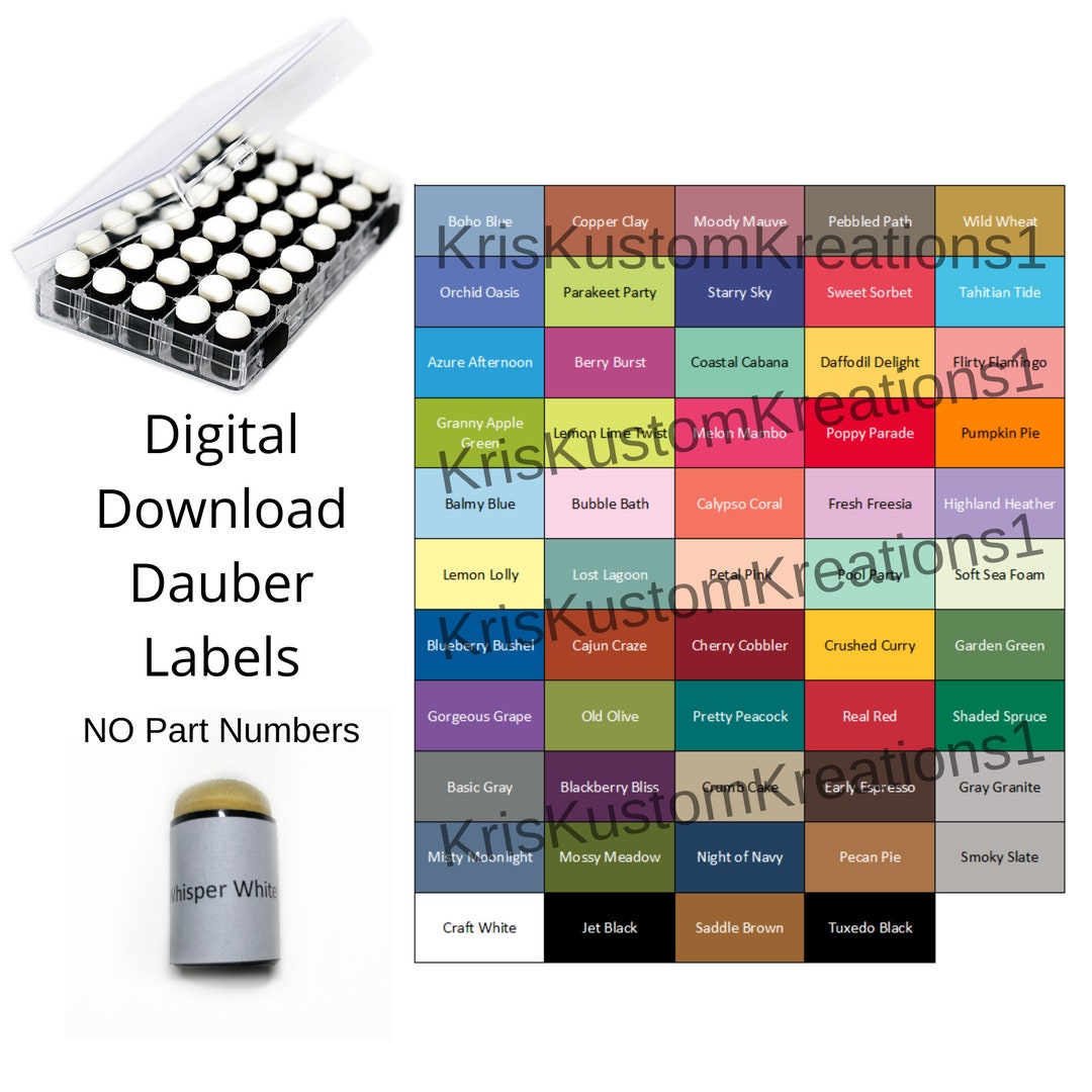 Download Stampin up Paper Cardstock Tool Sponge Dauber Color - Etsy