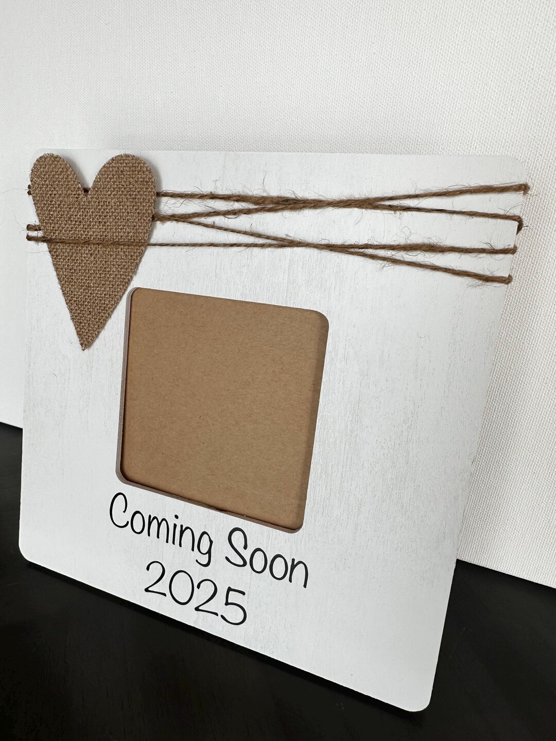 Pregnancy Announcement Photo Frame, Coming Soon - Etsy