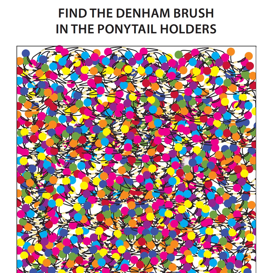 Printable Activity Find the Ponytail Holder Page for Kids or Adults ...