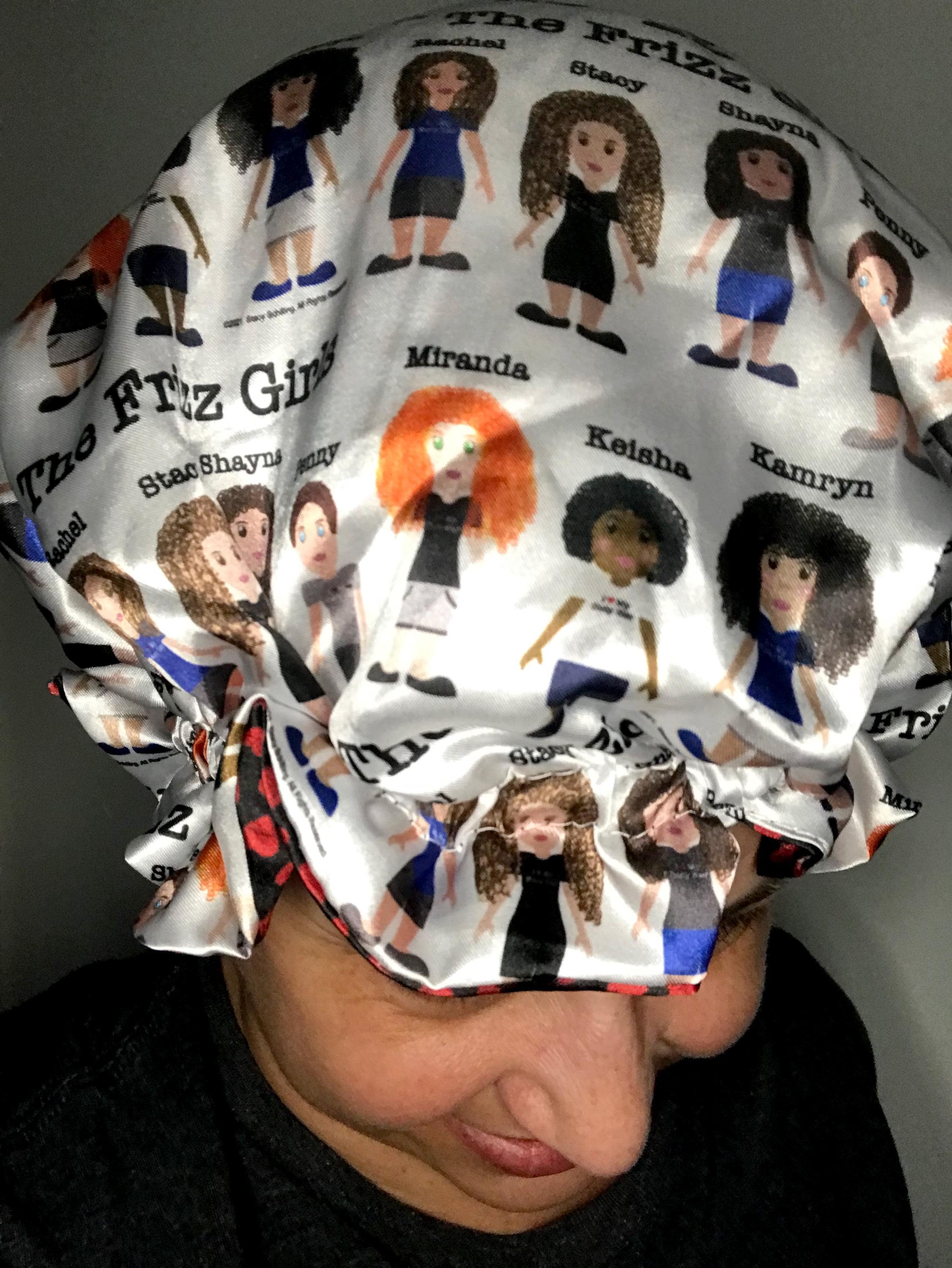 The Frizz Girls Adult Reversible Satin Bonnet for All Hair Types - Etsy