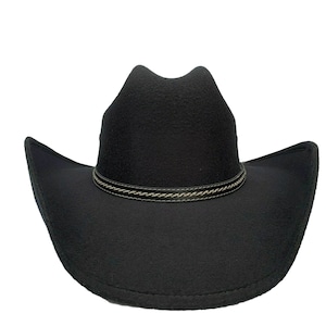 Men's Faux Felt Western Cowboy Tejana Sombrero Vaquero Mexican Hat ...