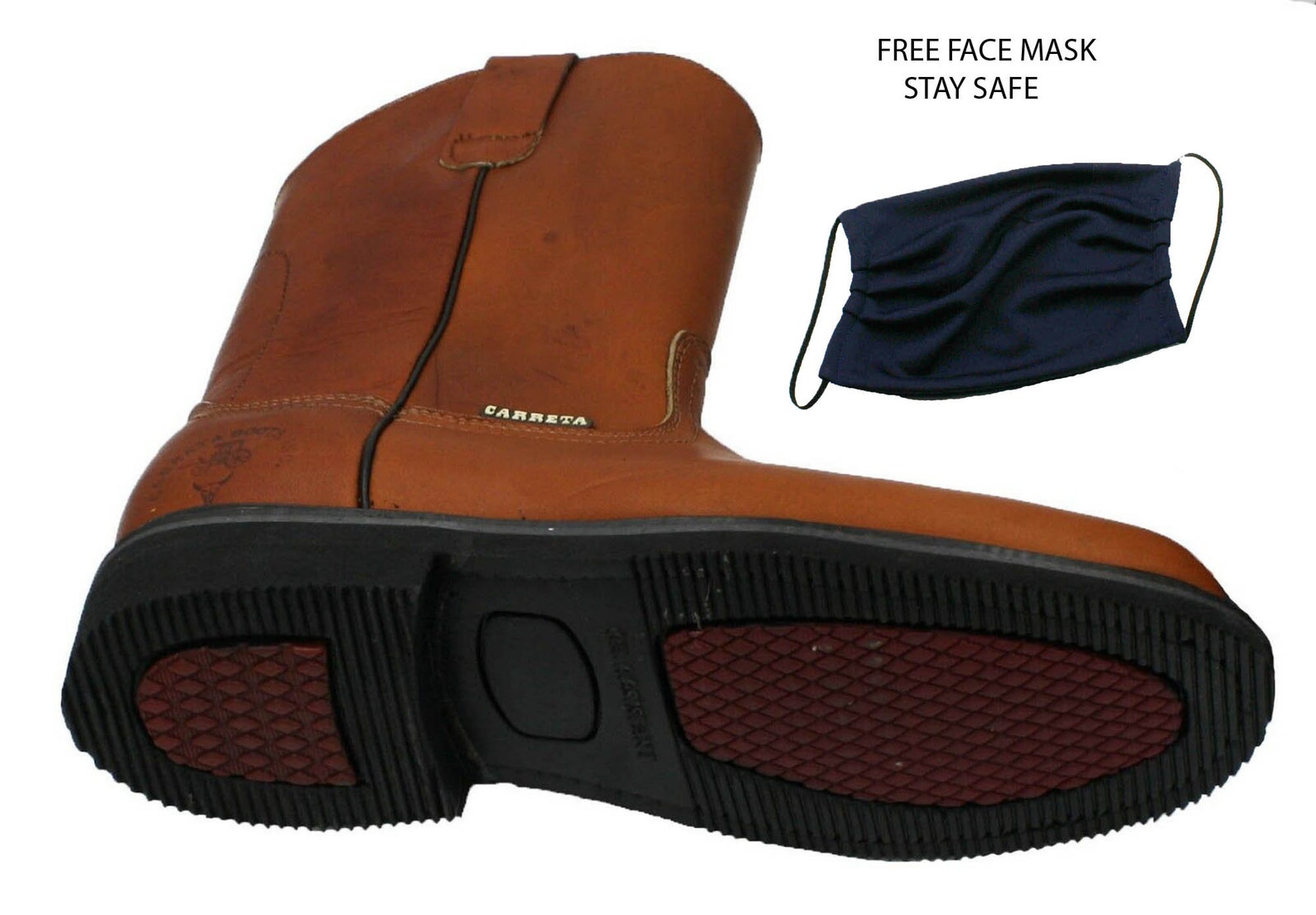 Men's Best Work Boots Pull on Leather Oil Water Slip - Etsy