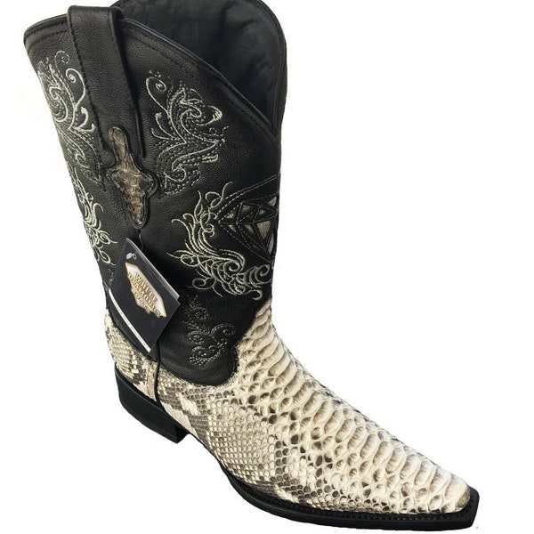 Snake Skin Boots - Etsy