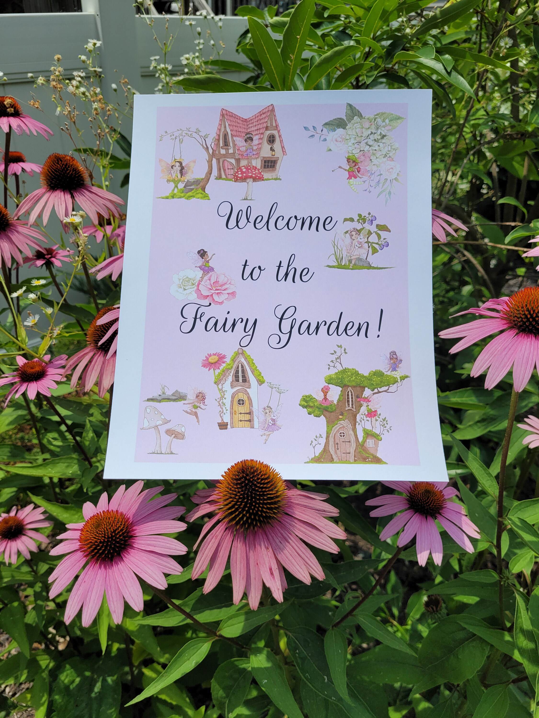 Full Set of Printable Fairy Garden Birthday Party Instant - Etsy