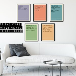 Michael Scott Quotes Poster the Office TV Show Fan Gift Wall | Etsy
