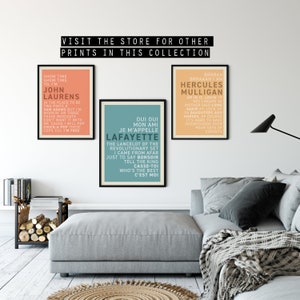 Hamilton Musical Poster, Hamilton Wall Art Print, Hamilton Broadway ...