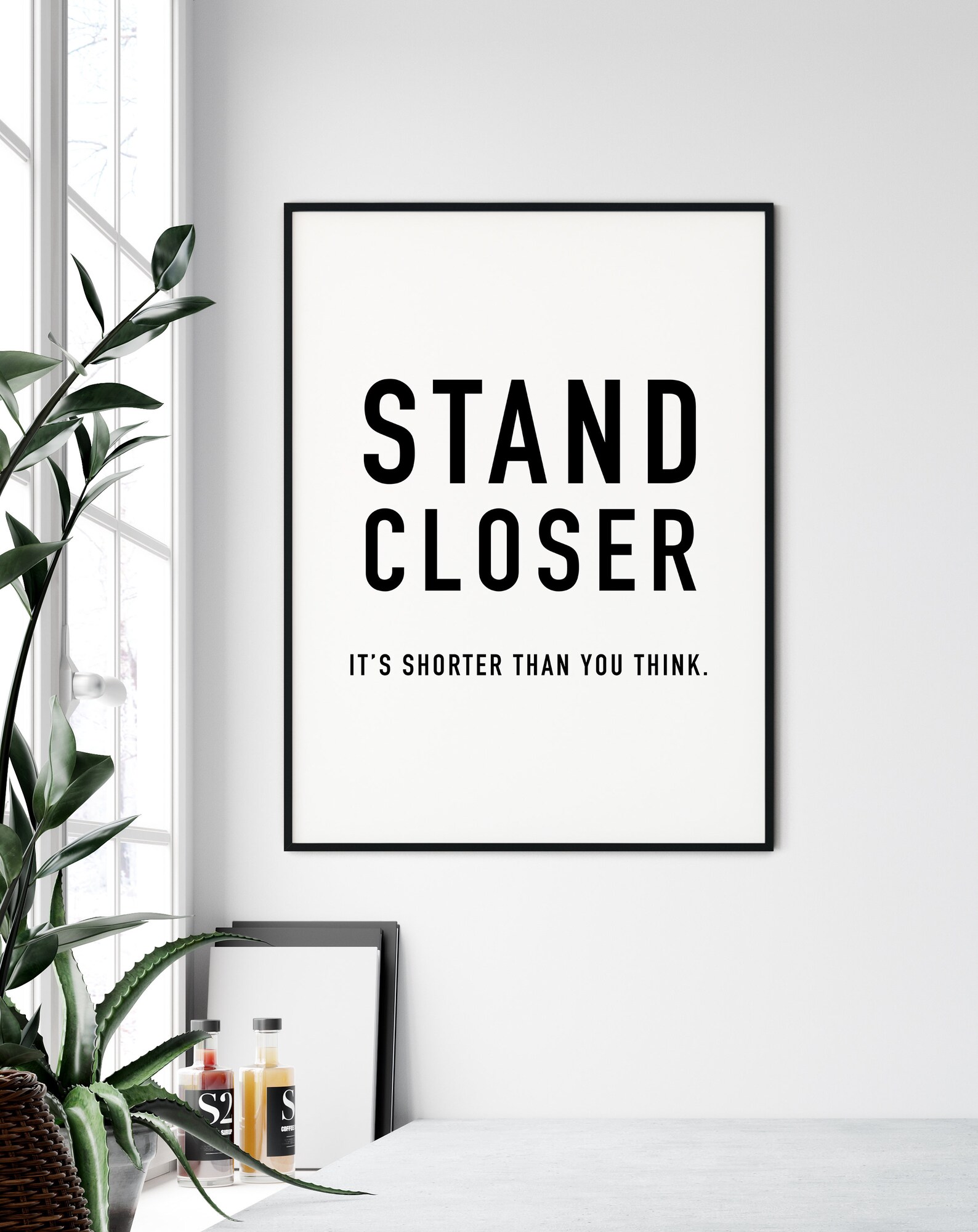 STAND CLOSER Funny Bathroom Wall Decor Funny Bathroom Signs - Etsy