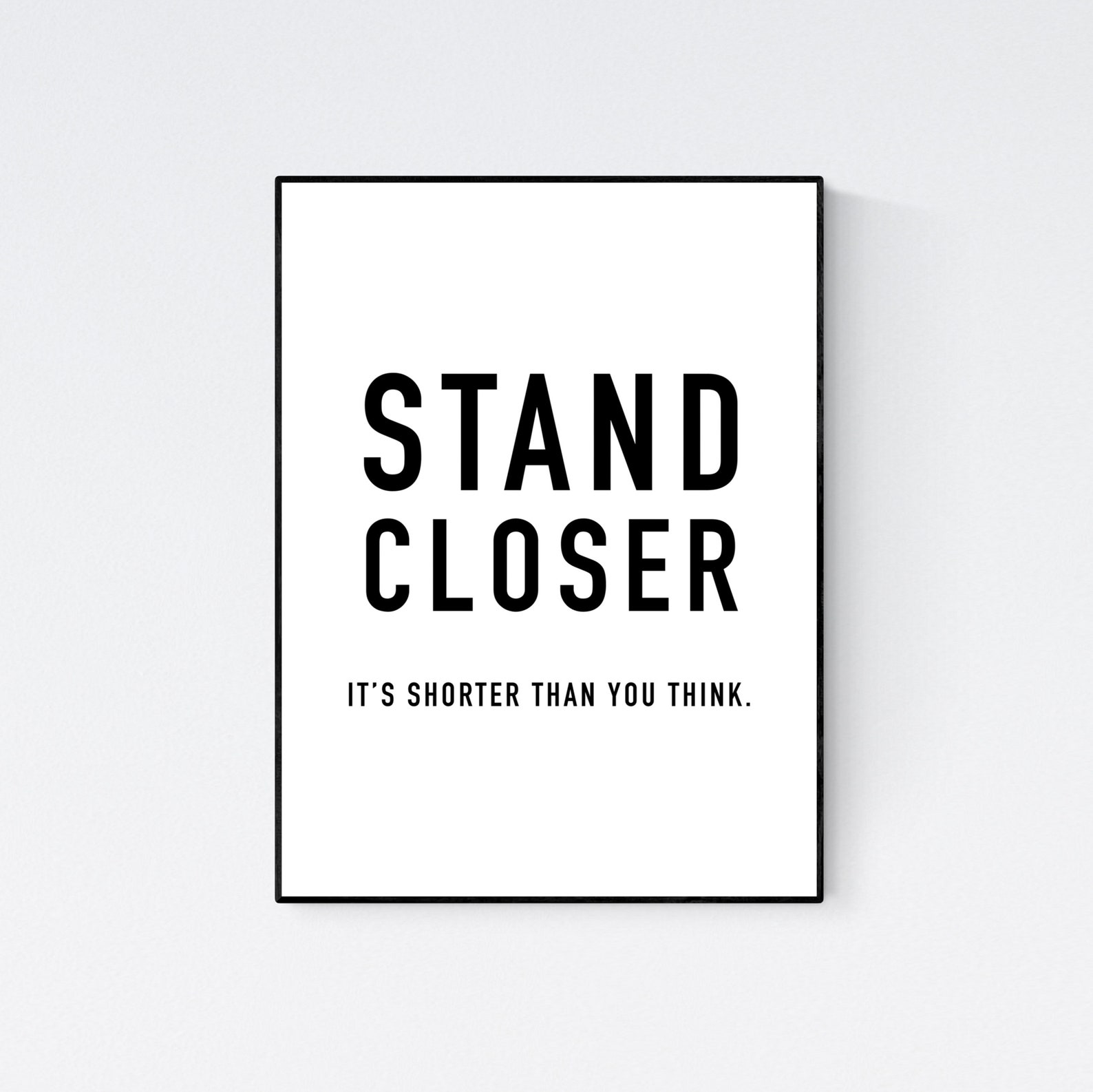 STAND CLOSER Funny Bathroom Wall Decor Funny Bathroom Signs - Etsy