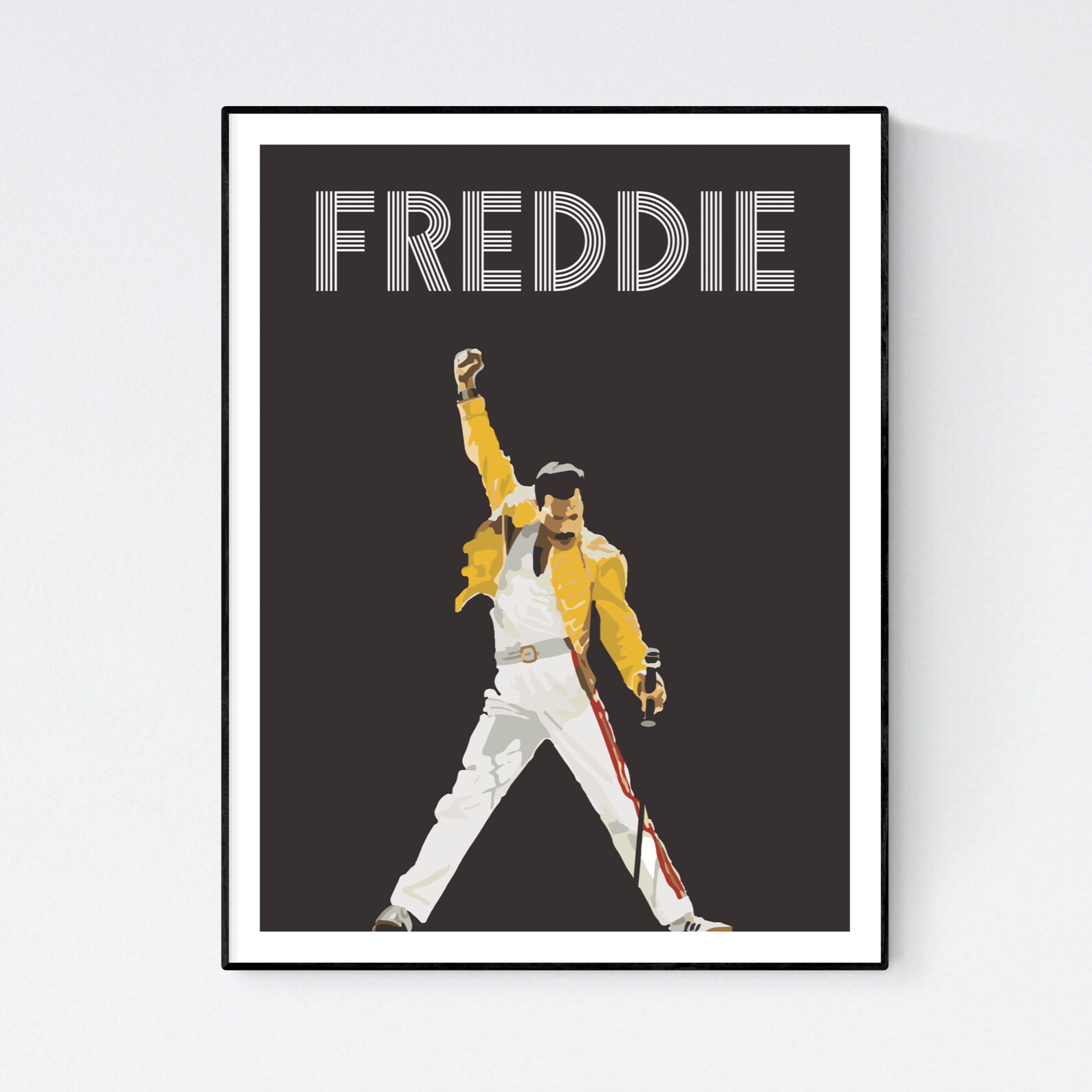 SET OF 4 Freddie Mercury Queen Printable Art Gallery Wall - Etsy