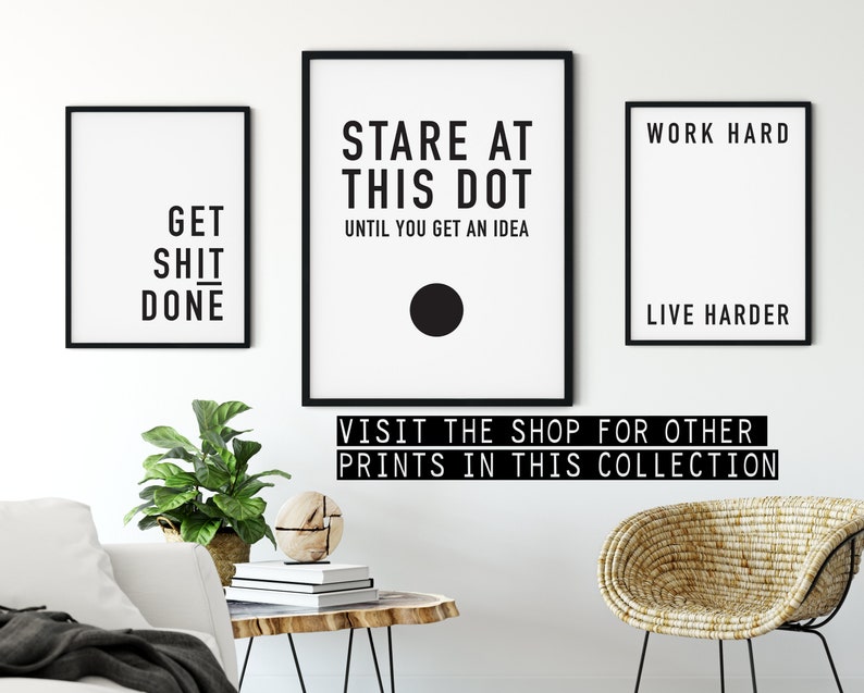 PRINTABLE PRINTABLE Work Motivation Home Office Decor Office - Etsy