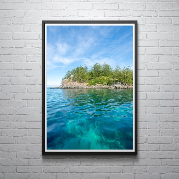 Tropical Island Photo Print Beach Coastal Wall Art Print | Etsy