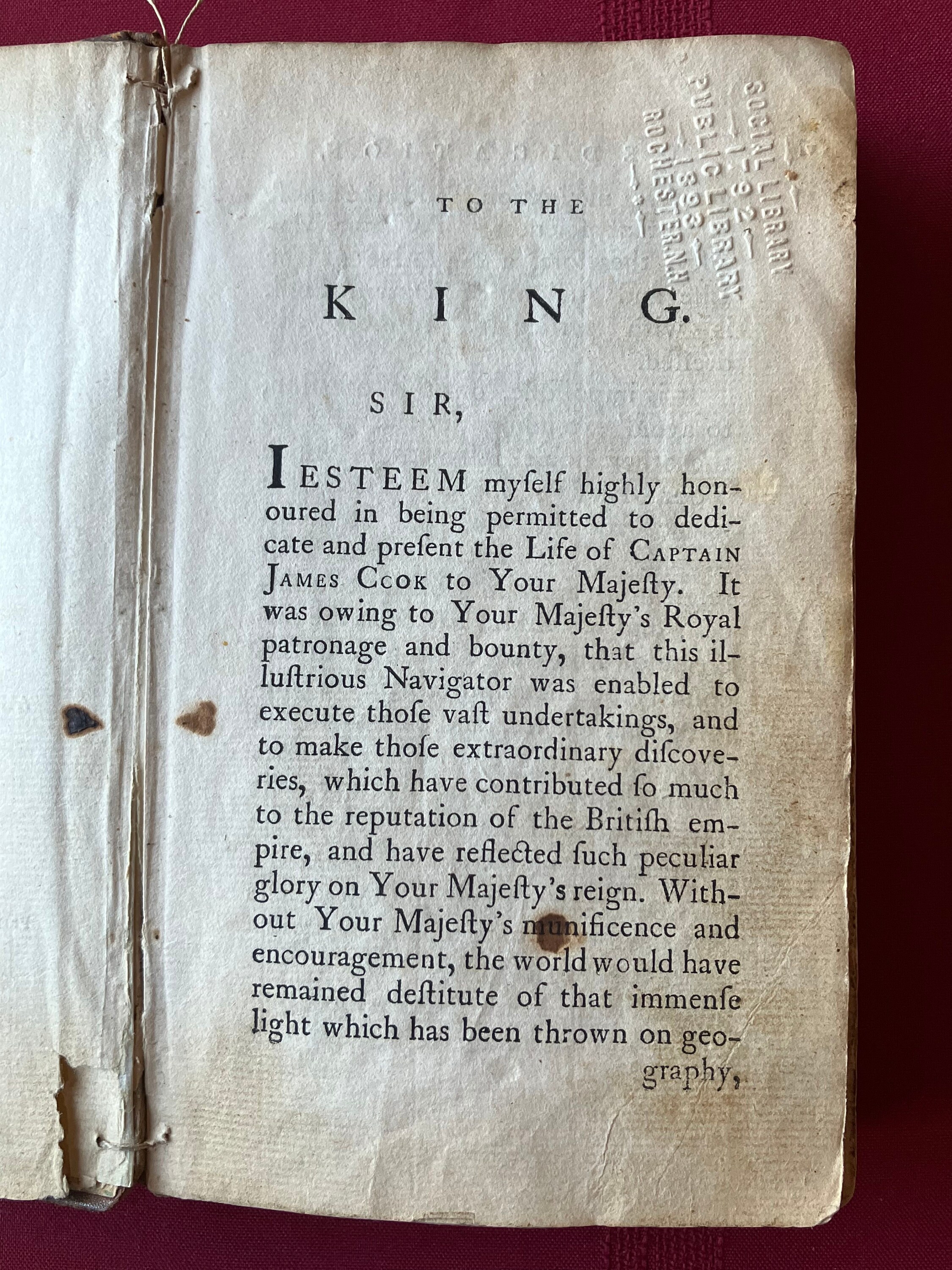 1788 Life of Captain James Cook by Andrew Kippis First Edition Ireland ...