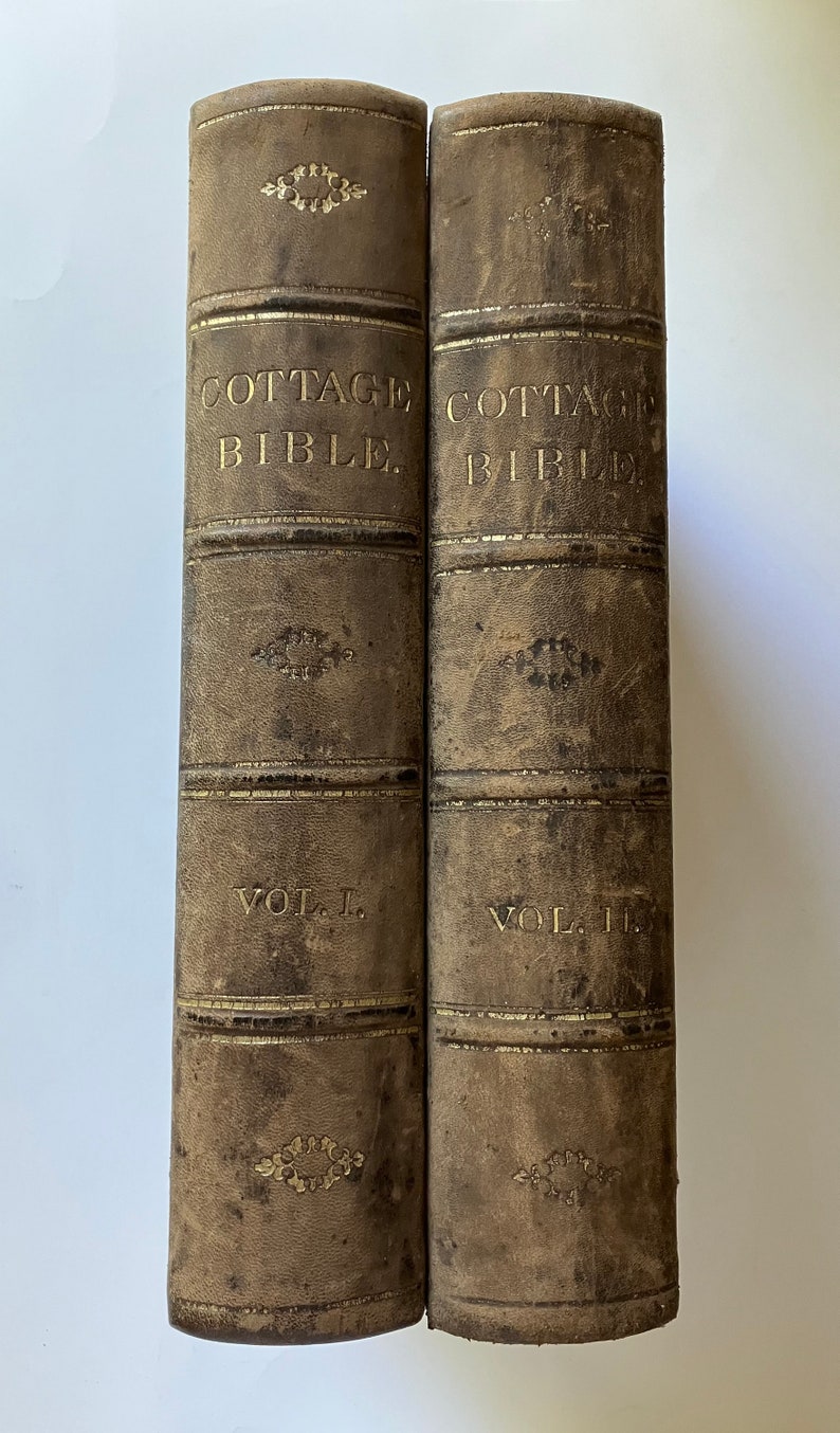 1860 the Cottage Bible Old & New Testament Polyglott STUNNING ...