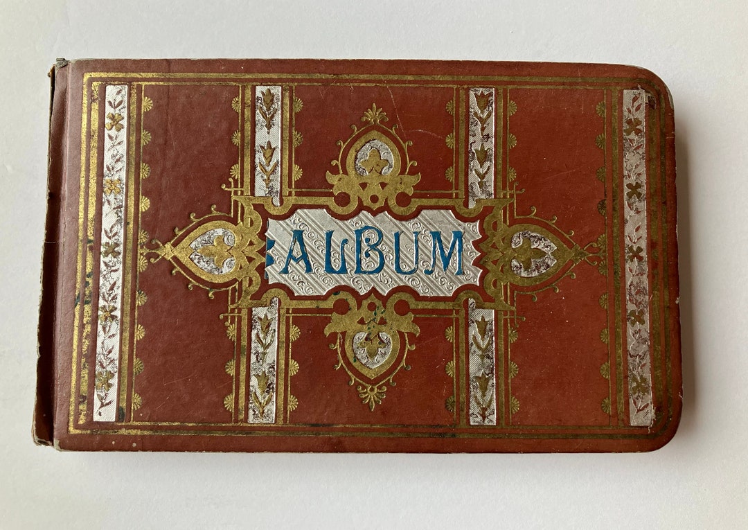 19th Century Autograph Album Book Victorian 1880s Era Lewiston Auburn ...