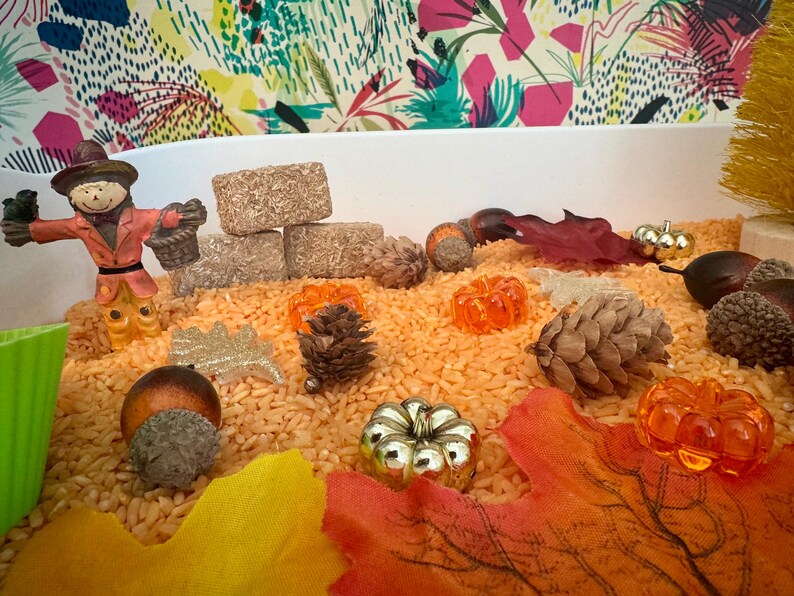 Fall Harvest Sensory Bin – Autumn Play Activity for Toddlers ...