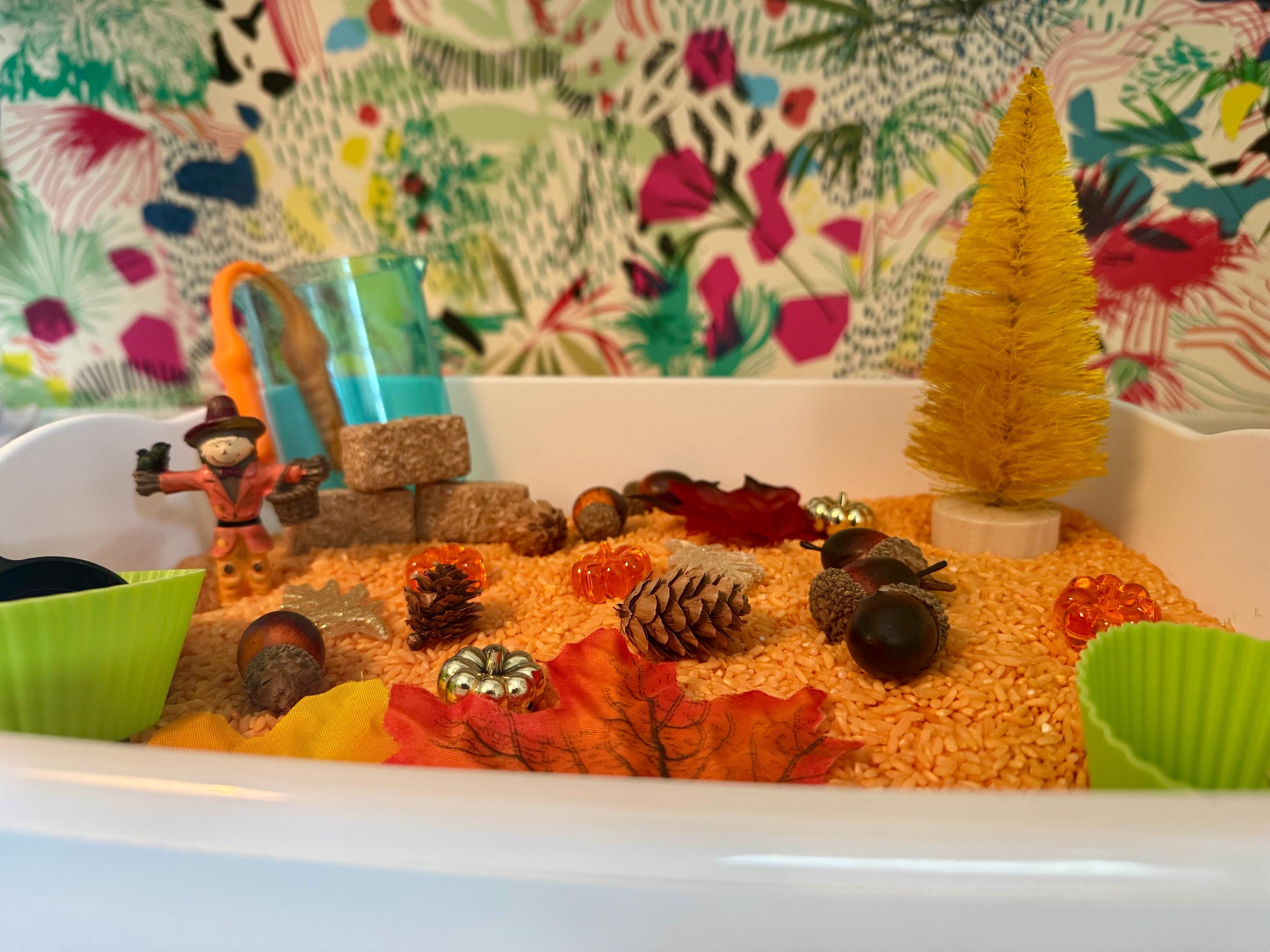 Fall Harvest Sensory Bin – Autumn Play Activity for Toddlers ...