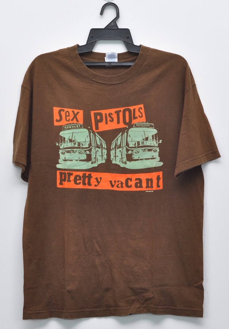 Vintage Sex Pistols T Shirt Pretty Vacant Nowhere Boredom Etsy