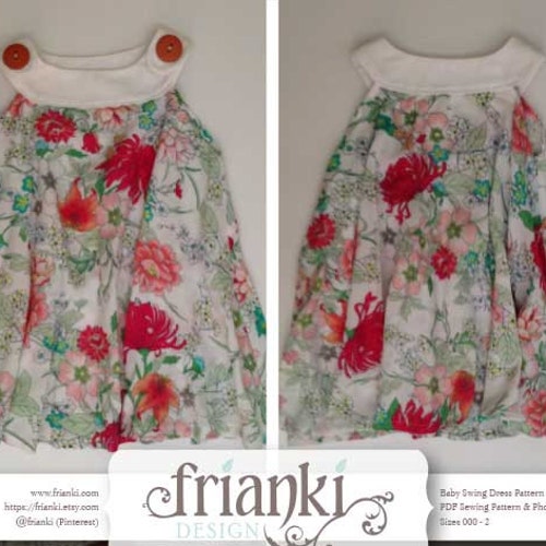 Baby Girl Dress PDF Sewing Pattern and Photo Tutorial - Etsy