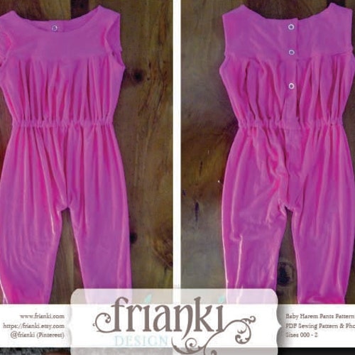 Baby Jumpsuit PDF Sewing Pattern and Photo Tutorial Sizes - Etsy