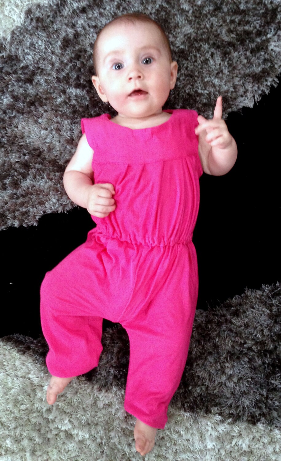Baby Jumpsuit - PDF Sewing Pattern and Photo Tutorial - Sizes 000 to 2 ...