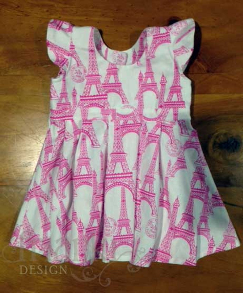 Baby Girl Dress - PDF Sewing Pattern and Photo Tutorial - Sizes 000 to ...