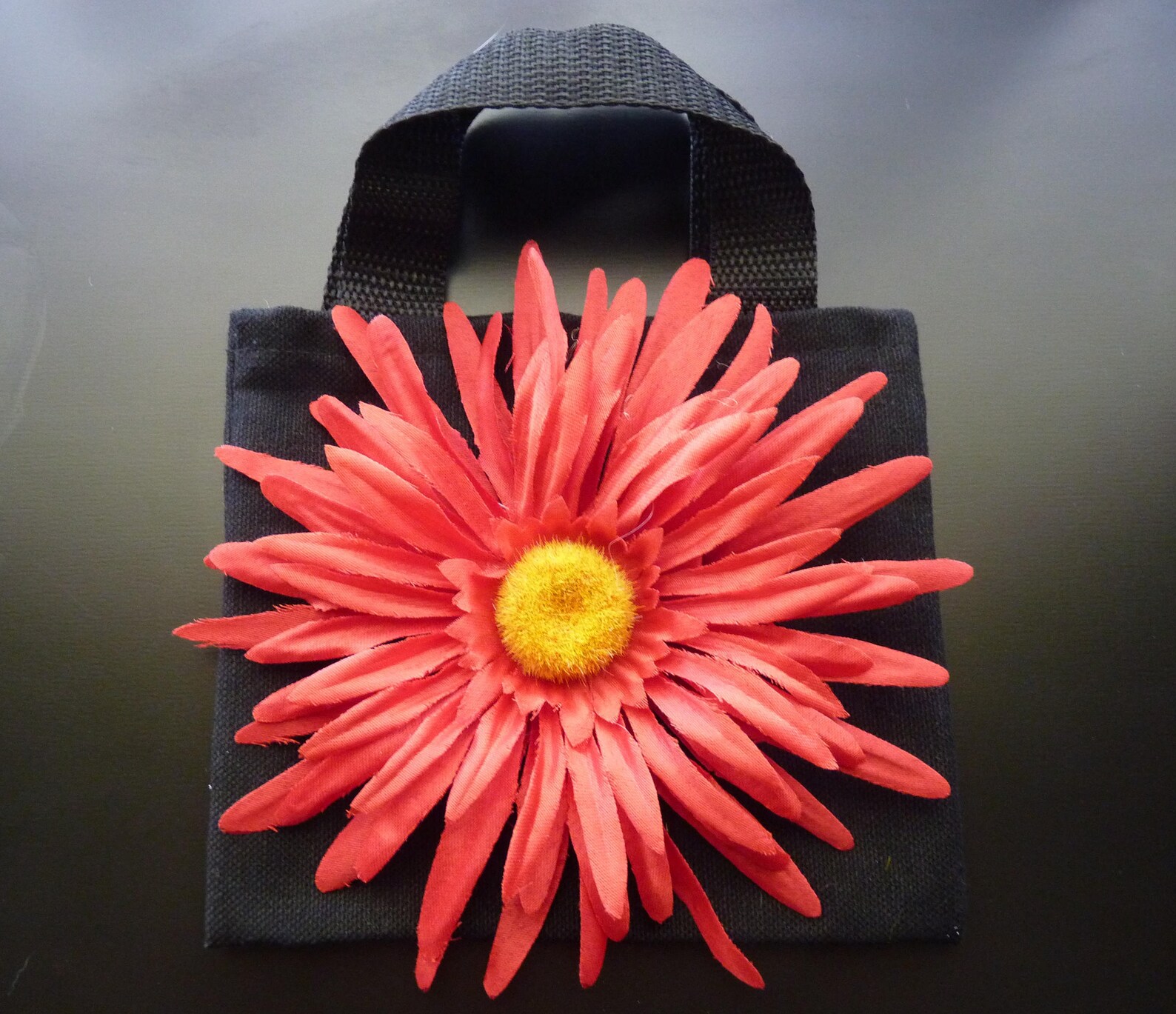 Black & Red Little Girl Purse. Flower Girl Purse. ~flower Girl Basket ...