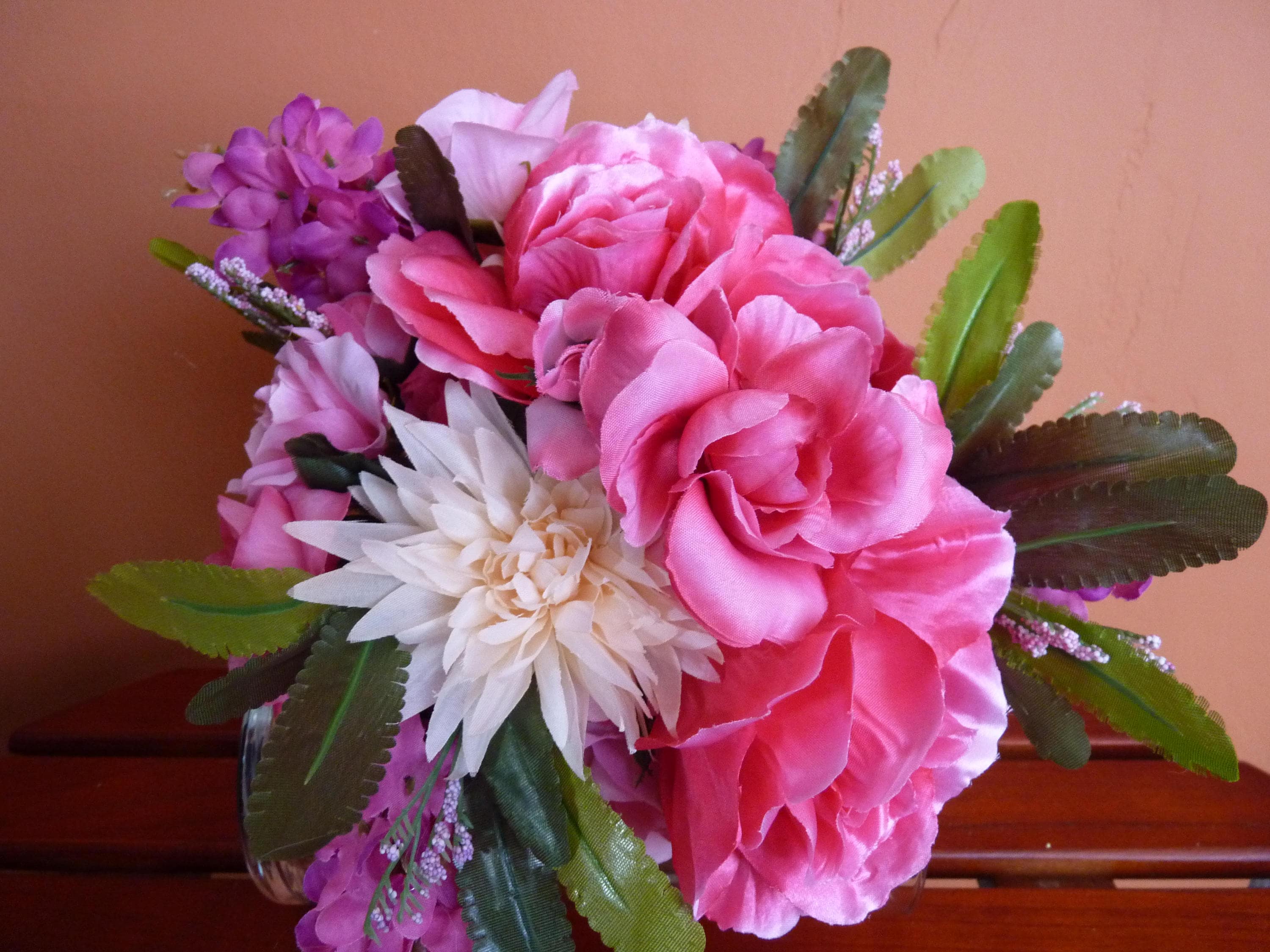 Pink Bouquet. Bridal Bouquet. Boho Bouquet. Shabby Chic | Etsy