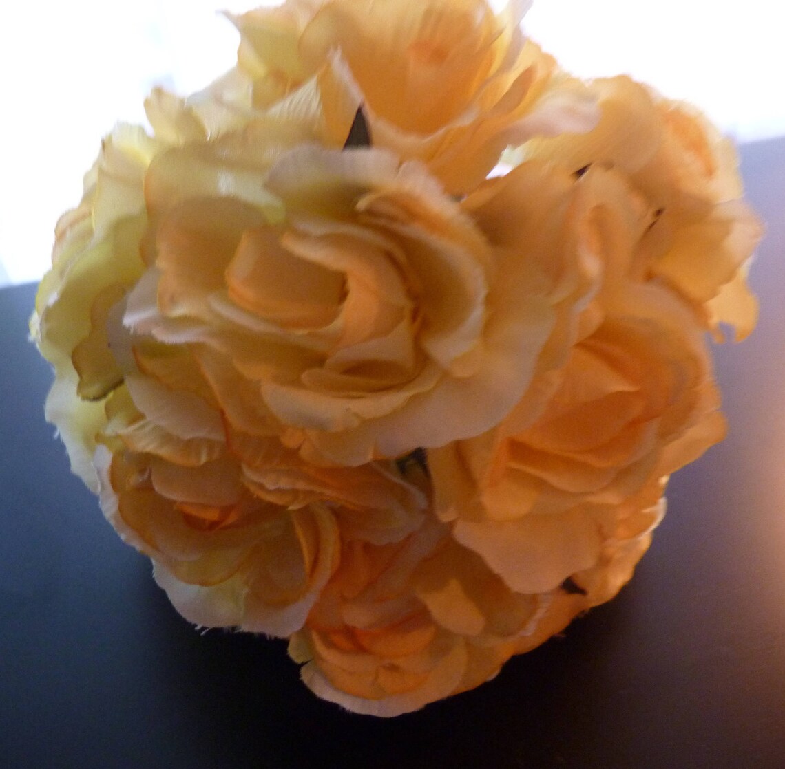 Rustic yellow rose wedding bouquet. Country wedding. Shabby | Etsy